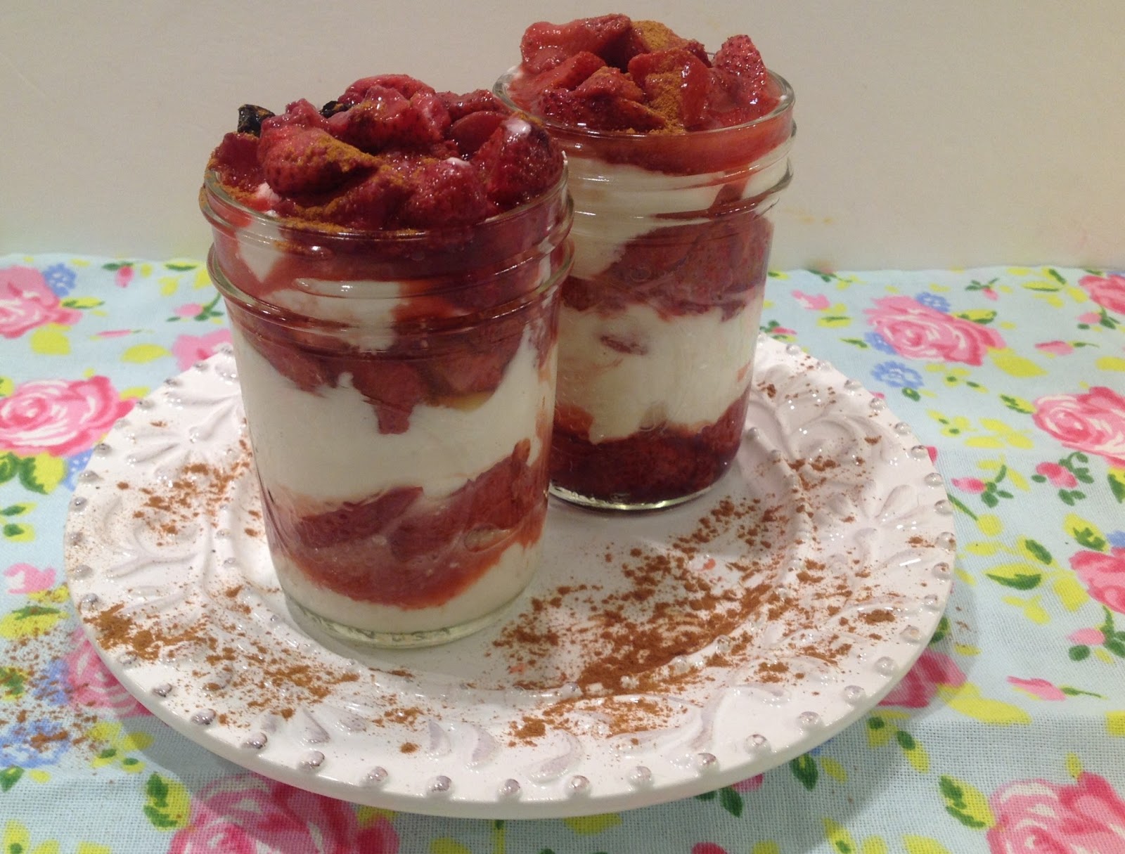 Gluten Free A-Z : Roasted Strawberry Parfait