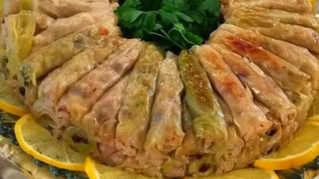 Malfouf Stuffed Cabbage - Malfouf Recipe | LEBANESE RECIPES