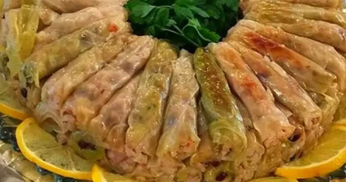 LEBANESE RECIPES: Malfouf Stuffed Cabbage - Malfouf Recipe