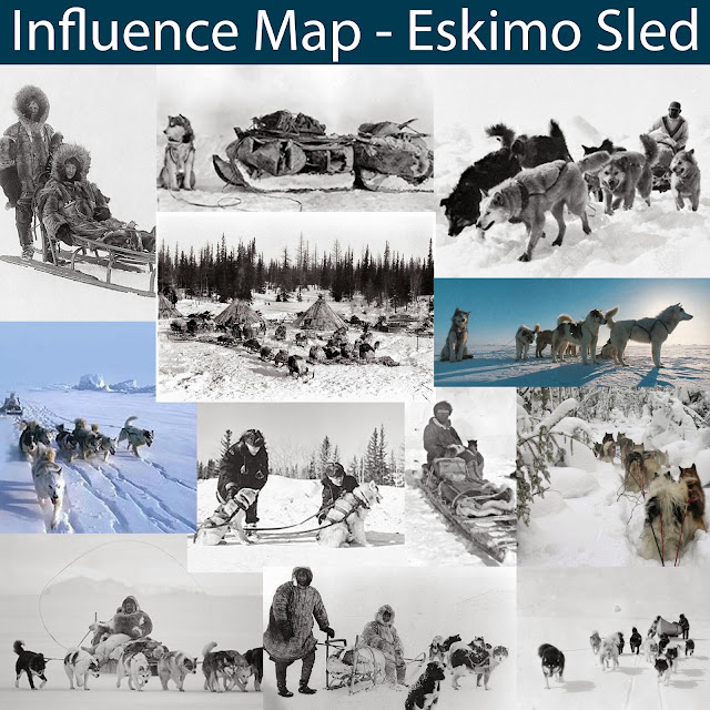 Heidi Grover: Secret Lairs: Influence Maps - Eskimo Culture