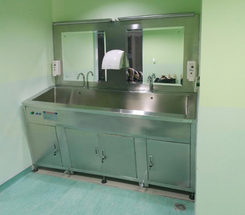 Automatic scrub station ( double person ) Stainless steel memiliki ...