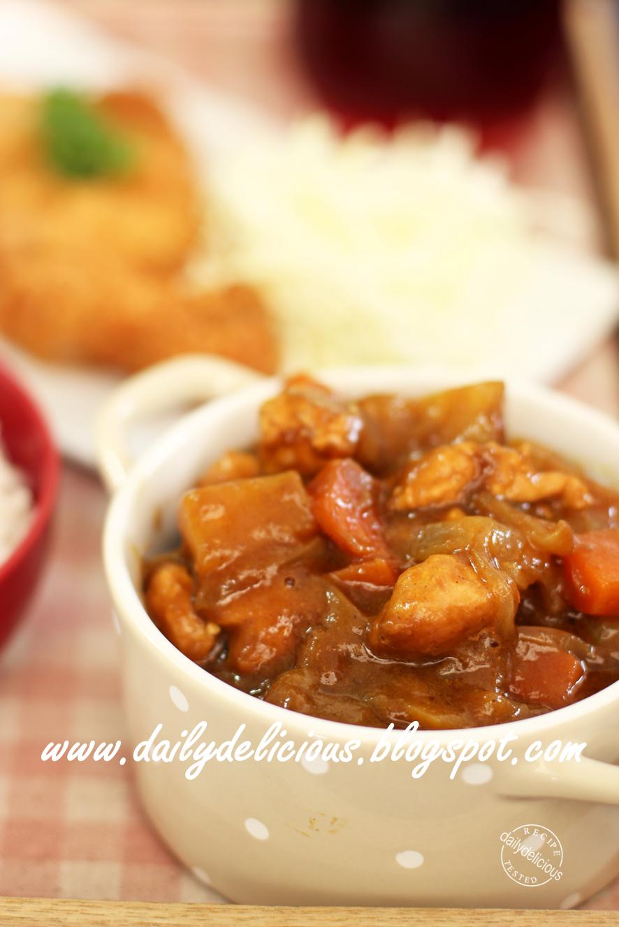 dailydelicious thai: Happy Cooking with LG SolarDOM: Japanese Chicken curry