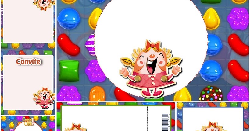 Candy Crush Party: Free Printable Invitations. - Oh My Fiesta! for Geeks