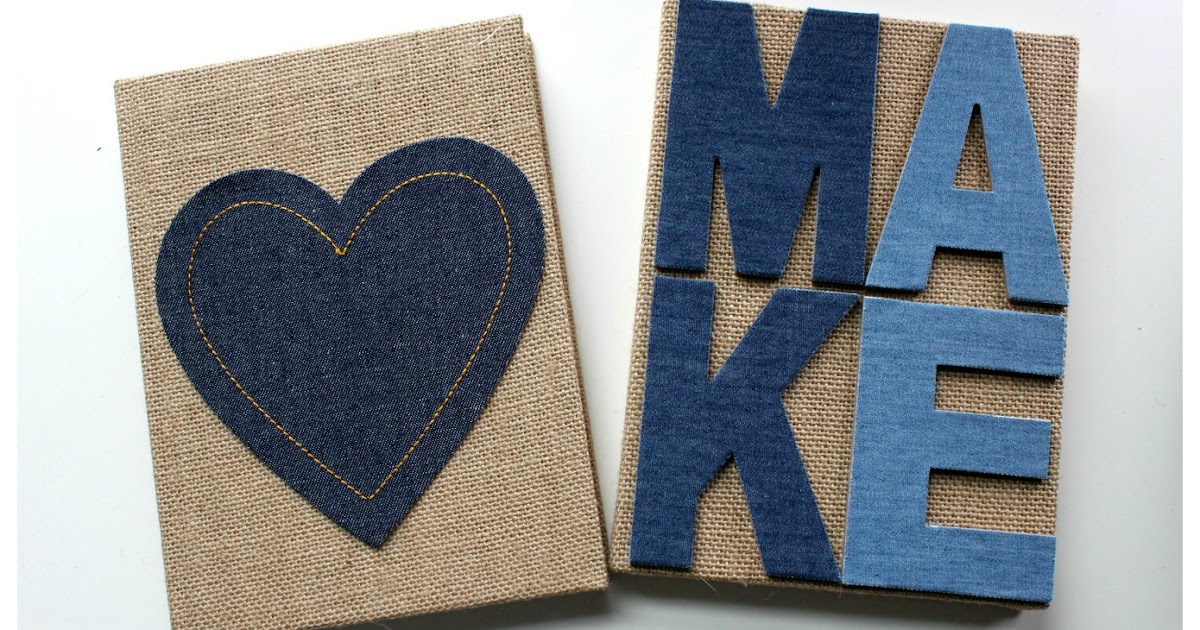 EAT+SLEEP+MAKE: DIY Denim Journals