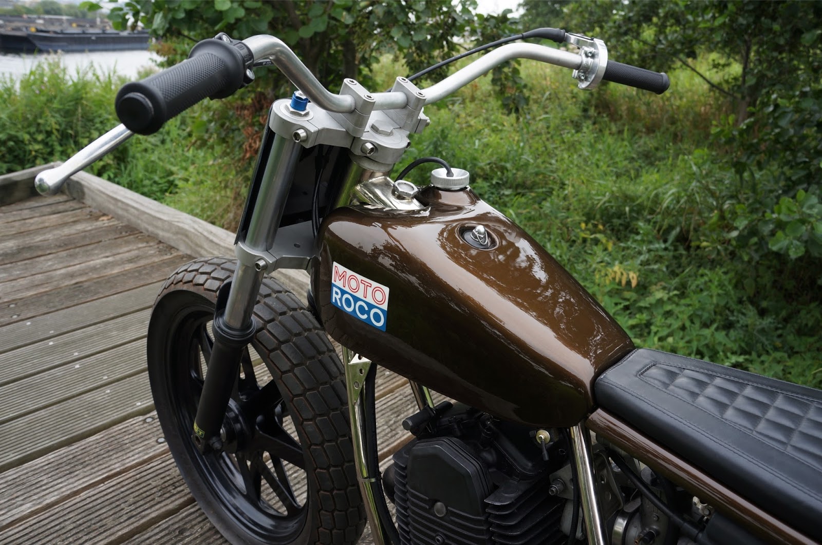 BUBBLE VISOR: Motoroco Wood Rotax #1