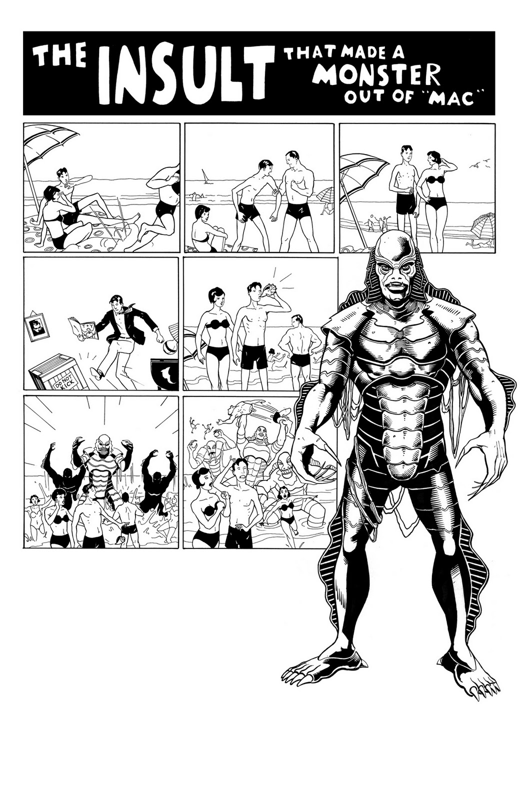 The Yeti Speaks!: My own Charles Atlas ad parody