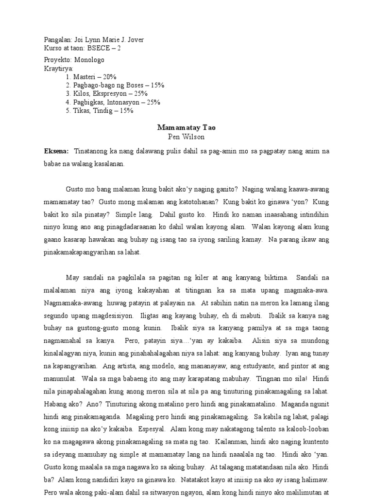 declamation piece tagalog - philippin news collections