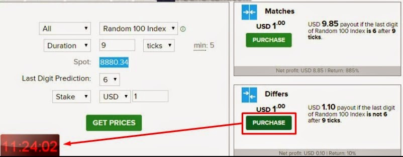 Solusi Traiding Binary: Cara Trading binary di kontrak Differ Digit (DD) Part 1