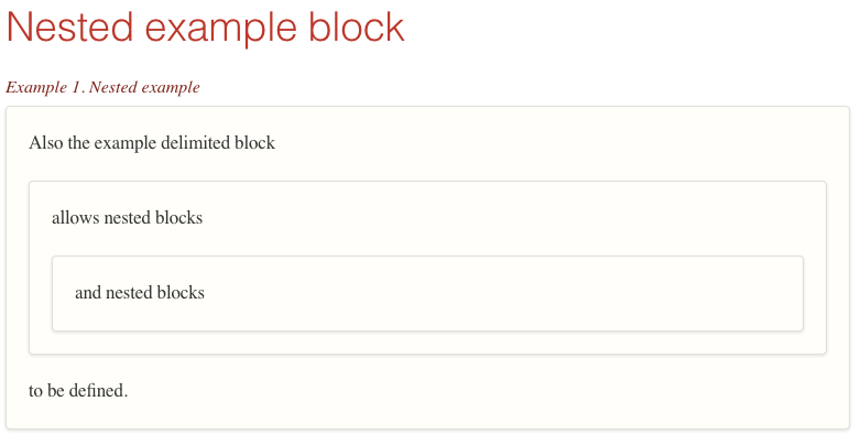 Awesome Asciidoctor Nested Delimited Blocks Messages From Mrhaki