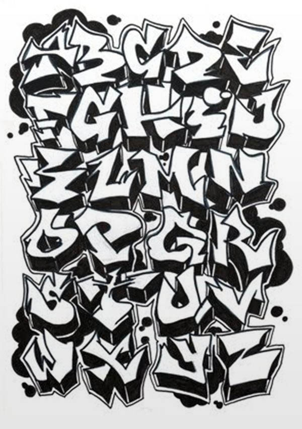 GRAFFITI COLLECTION IDEAS: the best graffiti letters alphabet examples ...