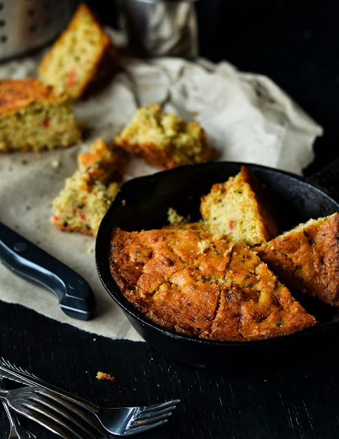 Taste Value /-/ Triple Roasted pepper corn bread Skillet | The ...