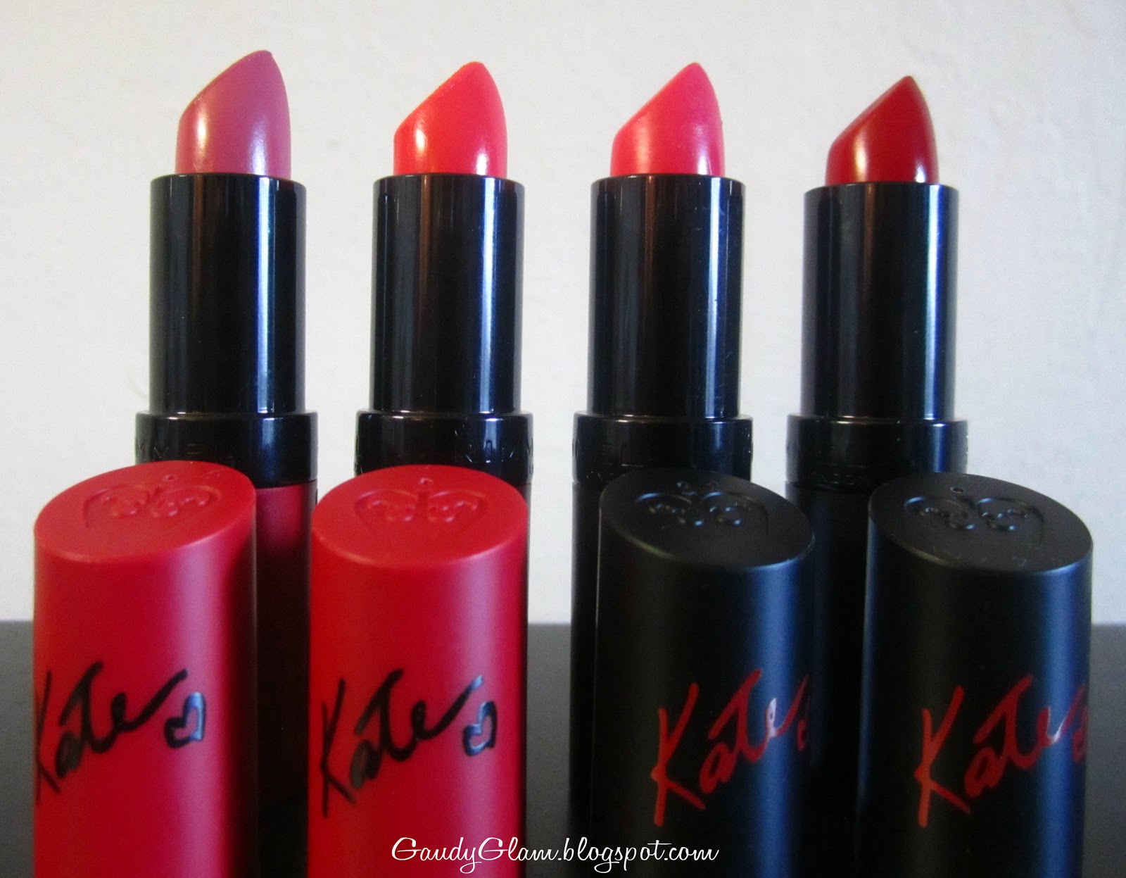 Gaudy Glam: Rimmel: Kate Moss Lasting Finish Lipsticks