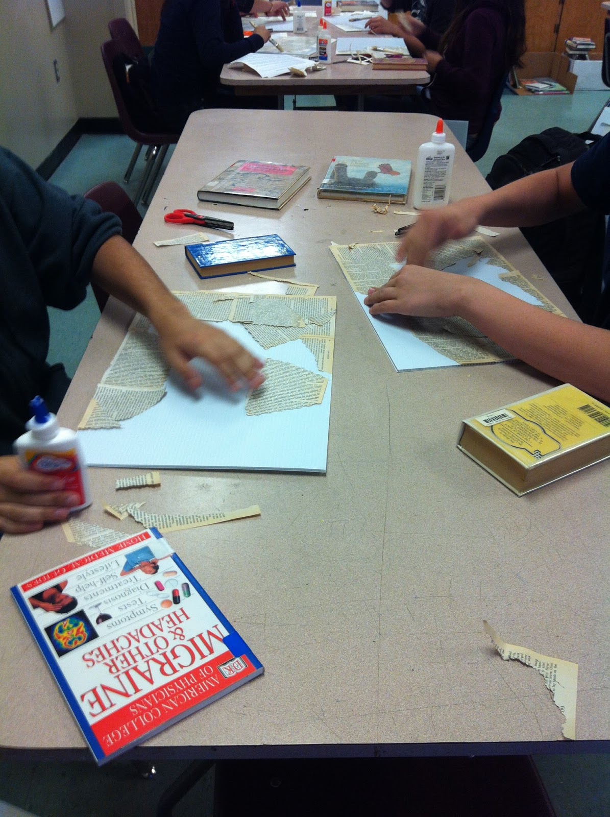 The Red Desk Art Room: Mixed Media Compositions