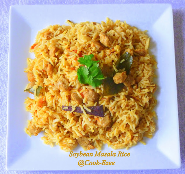COOK-EZEE: Soybean Masala Rice