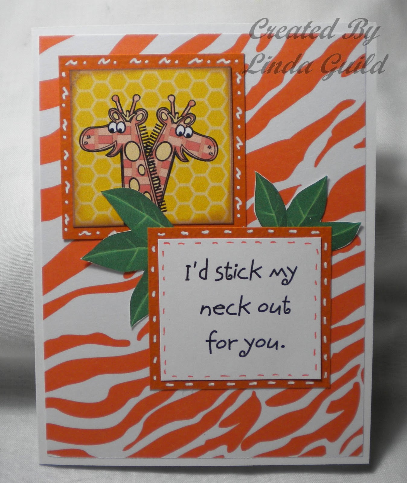 Nothin' Fancy: Giraffe Card