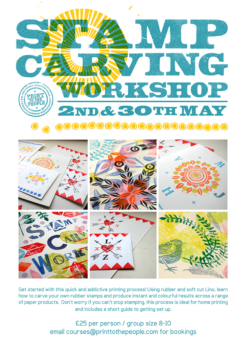 Print to the People: New Stamp Carving Workshop!