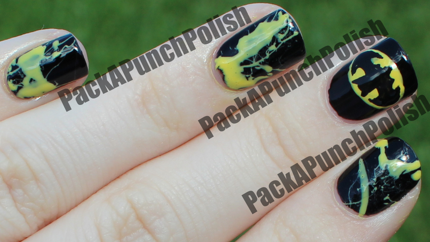 PackAPunchPolish: Batman Nail Art