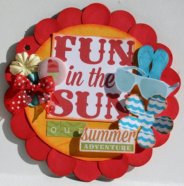 My Creative Scrapbook: How to Make a Scalloped Circle Mini Album Look ...