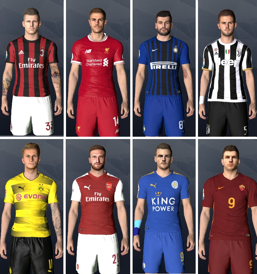 pes-modif: Pes 2017 New Kitpack Season 17-18 v3 by Eslam