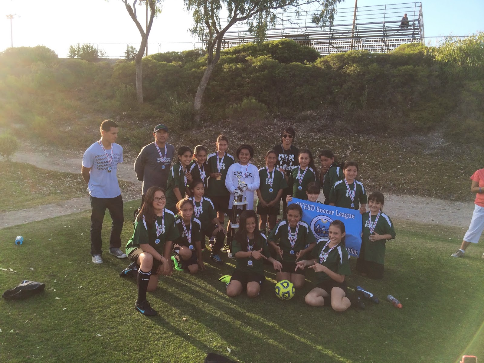 CVLCC Soccer Assistant Coaching: Finals - CVLCC wins 1st place