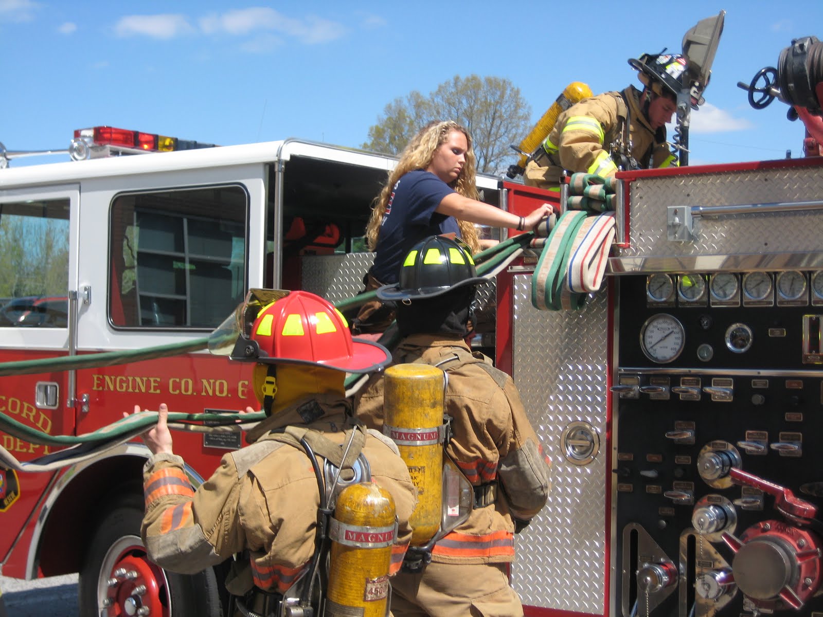 Concord High School Fire Academy: Visit from Iredell - Statesville ...