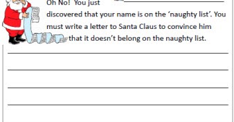 A Letter to Santa - Persuasive Writing | Classroom Timesavers by ...