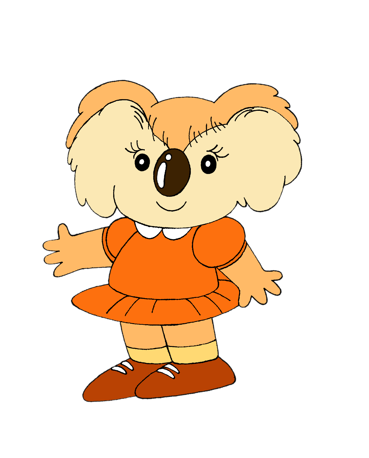 Cartoon Characters: Little Koala (PNG's)