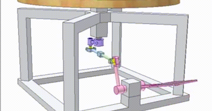 5001. Foot powered rotary table mechanism free download 3D models