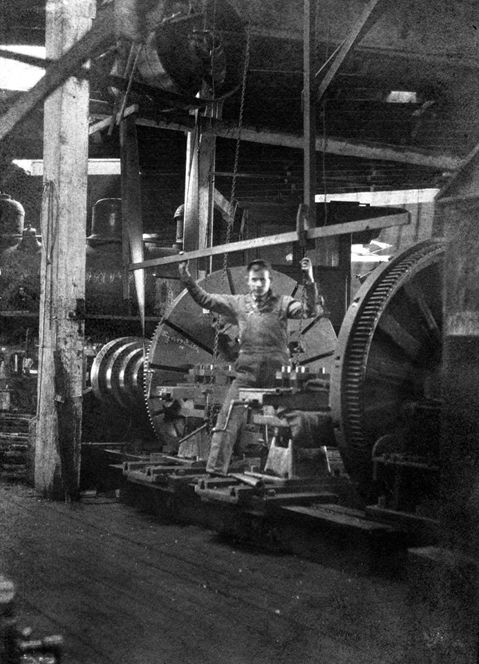 Towns and Nature: Kankakee, IL: Steam Driver Wheel Lathe