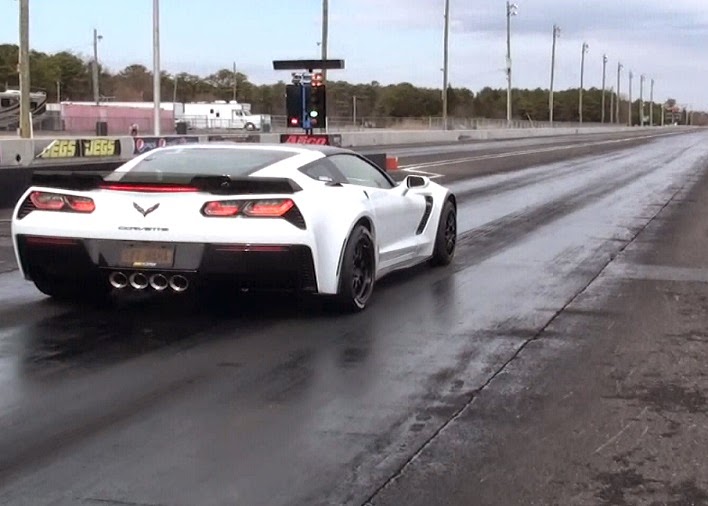 Stock-Power C7 Z06+Drag Radials Goes Low Tens! ~ .boostMDvideo.com.