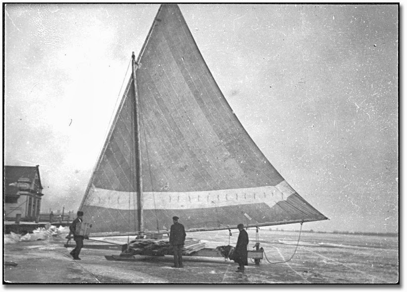 Inkwell Inspirations: Historic Winter Sports: Ice Sailing