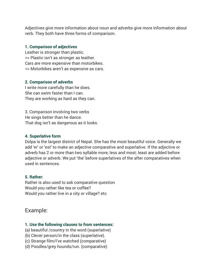 Class 11 English: Important Grammar Questions and Answers - Questions ...