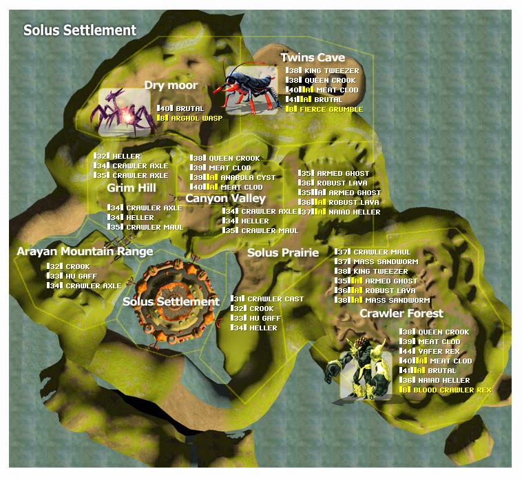 Lokasi Monster Pada Peta - RF Pedia