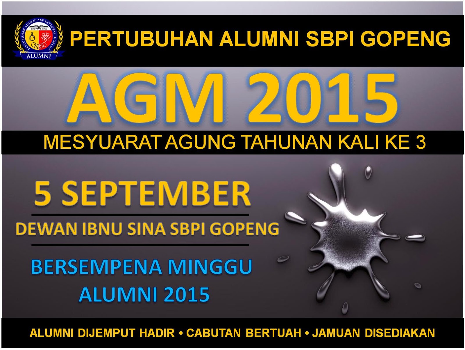 PERTUBUHAN ALUMNI SBP INTEGRASI GOPENG