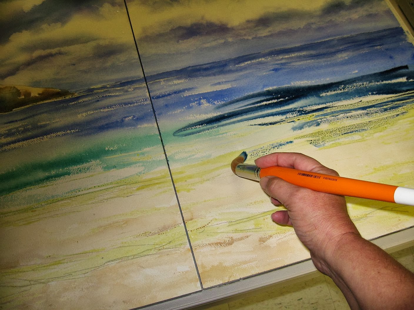 Annie Strack news: Step by Step: How to Paint a Beach Triptych with ...