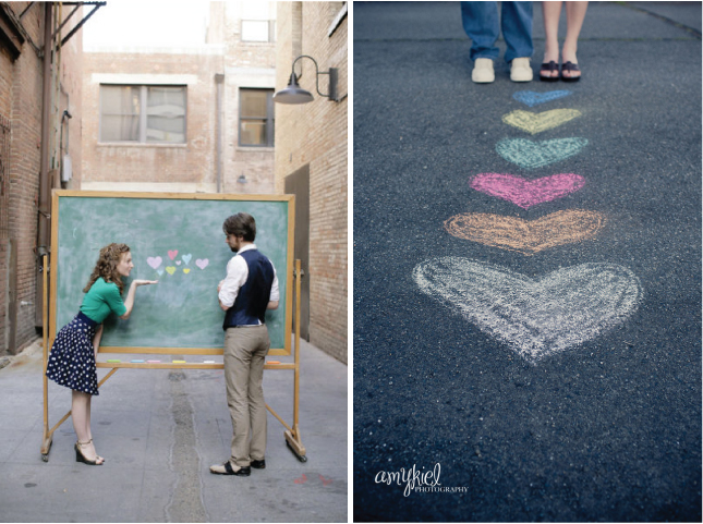 {Engagement Inspiration} : Chalk - Belle The Magazine