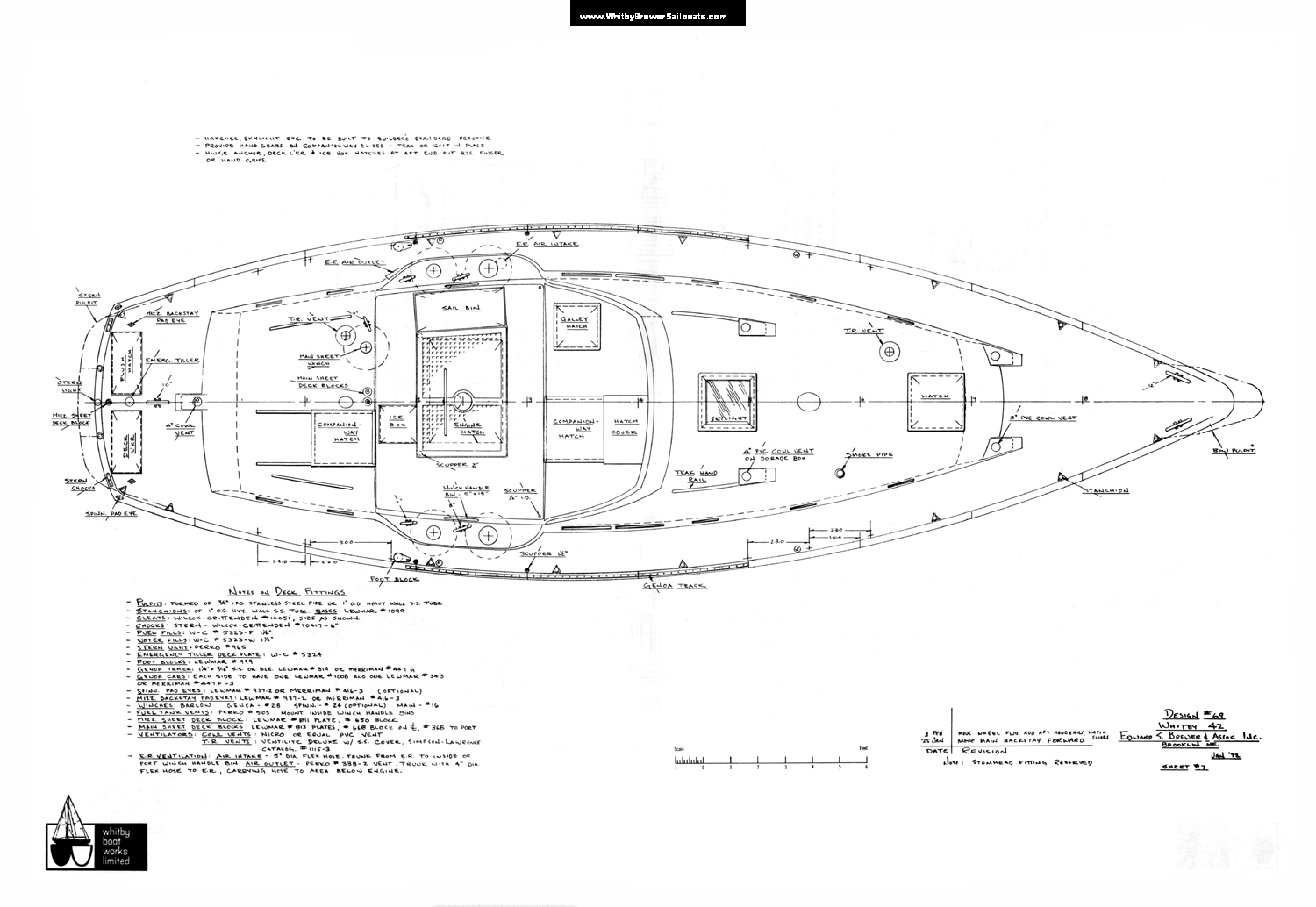 Whitby 42 Challenger For Sale: Challenger Specs