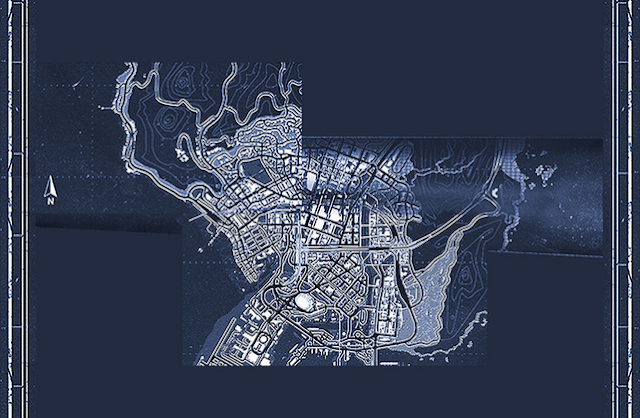 Grand Theft Auto V LA : GTA V Mapa