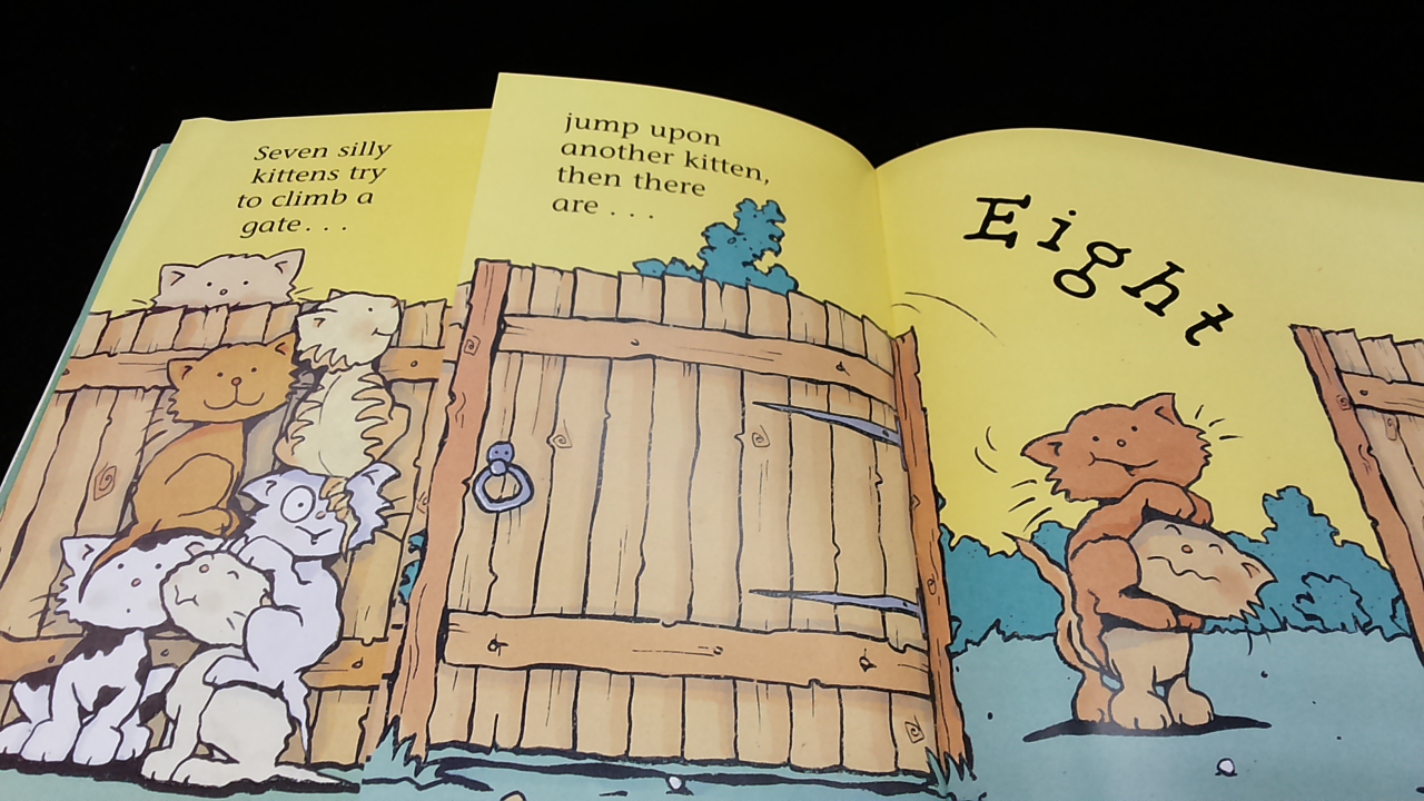 Kid Books Blog: 109.Little Teddy Left Behind / Nine Naughty Kittens