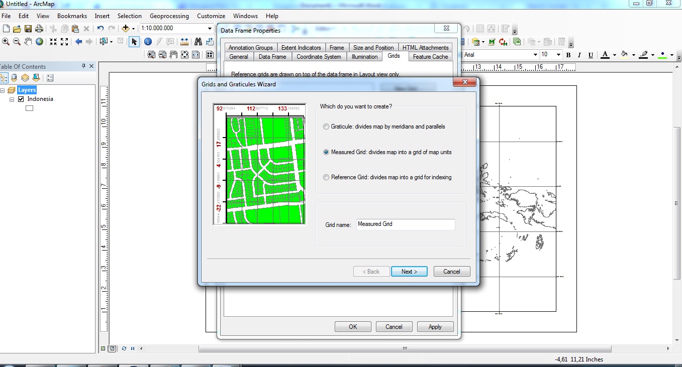 Cara Membuat Grid Geografis dan UTM pada Peta | Tutorial Web Hosting ...