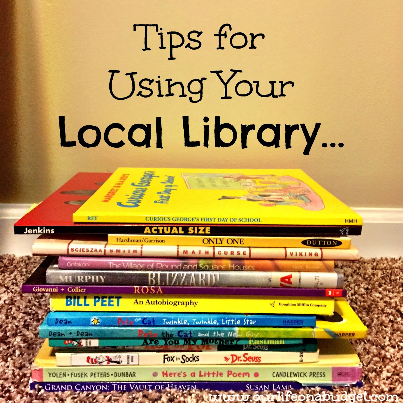 Our Life on a Budget...: Count Me in for School to Begin: Using Your ...