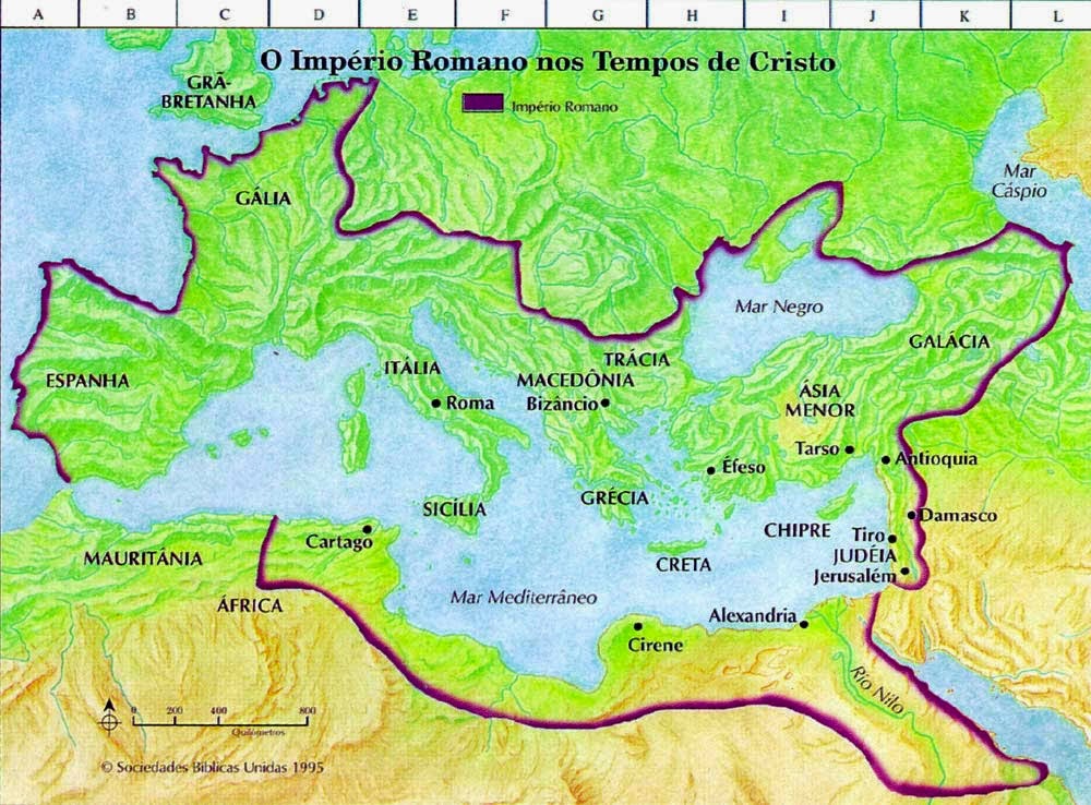 Mapa Por Onde Jesus Passou - FDPLEARN