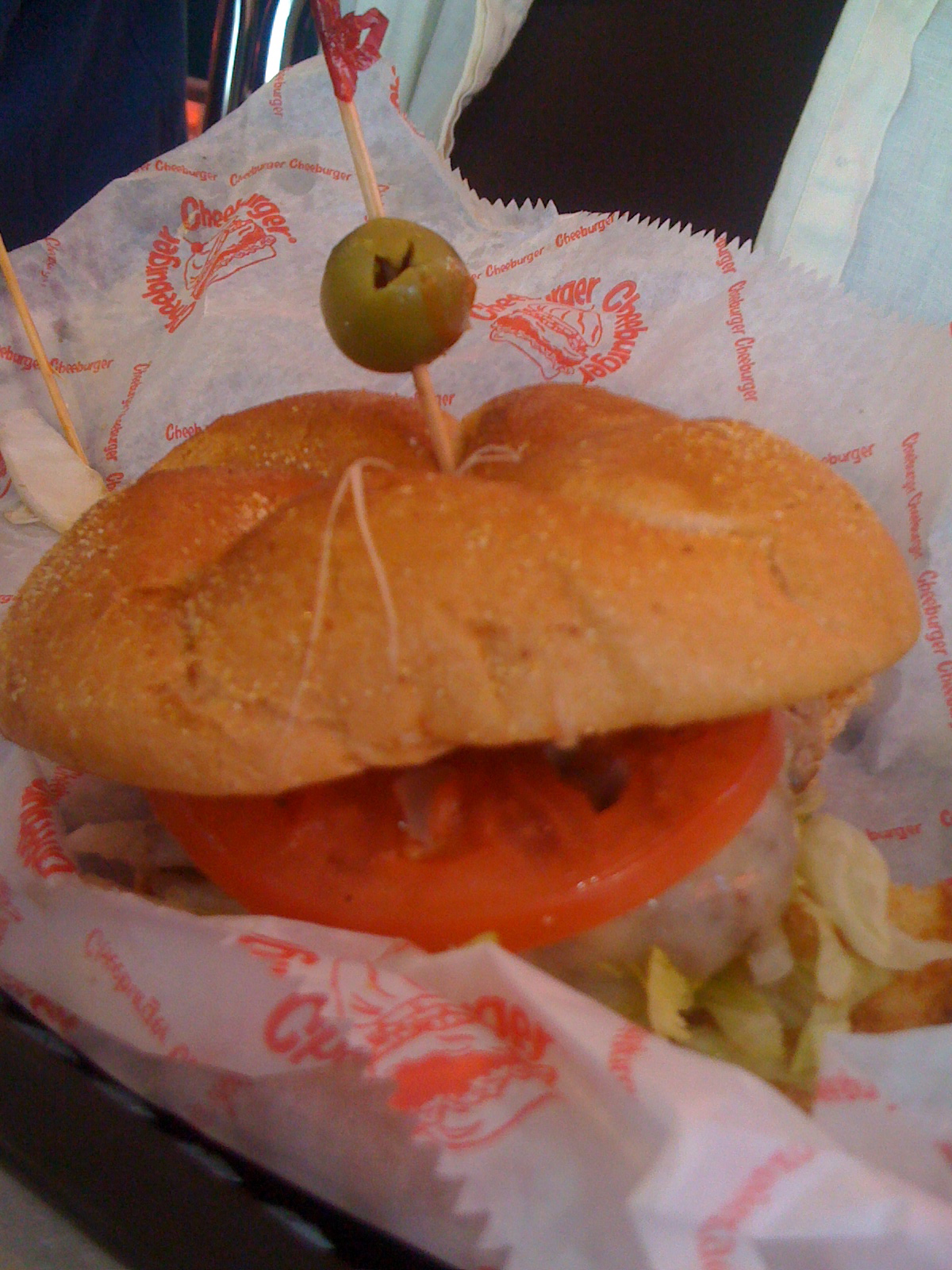 Burger Menu: Cheeburger Cheeburger