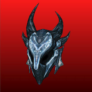 Skyrim Papercraft - Daedric Armor Helmet | Papercraft Paradise ...