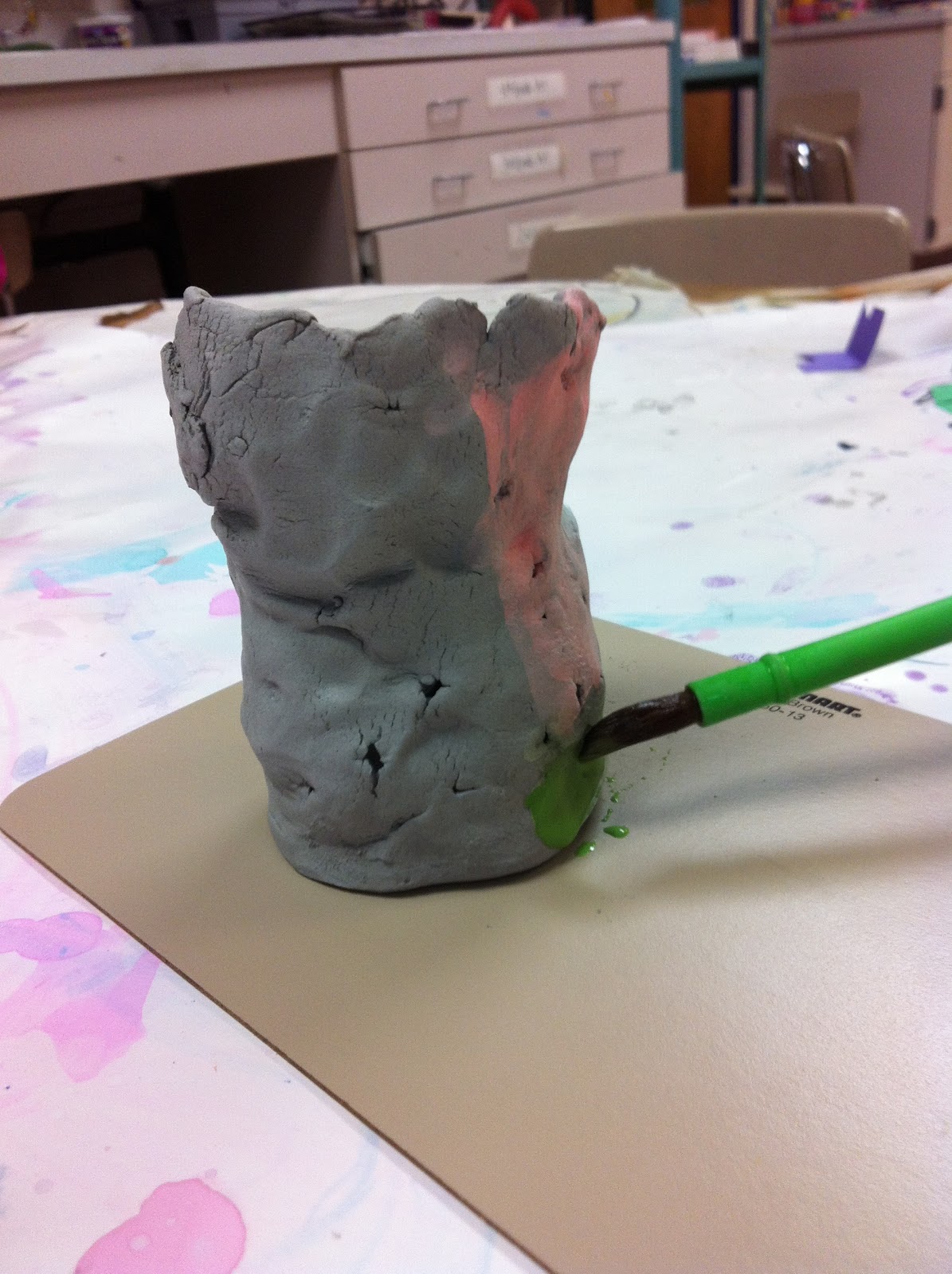 ChumleyScobey Art Room: 4th Grade: Clay Castle / Slab Vessel
