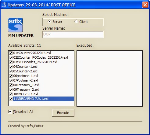 PALI POSTAL DIVISION: Upgrade Meghdoot 7.9.1 easily using MM Updater