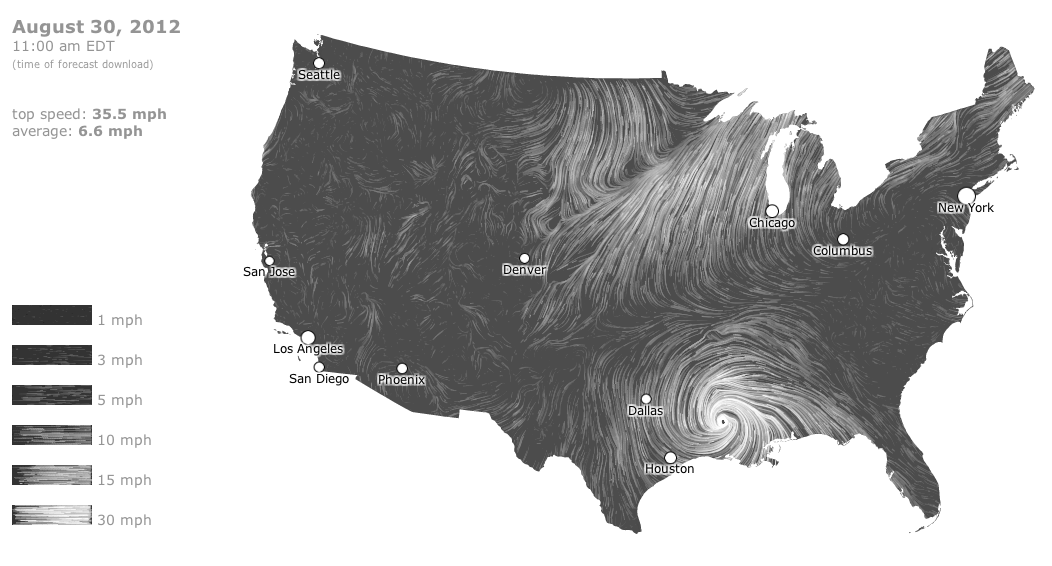 GeoGarage blog: Isaac storm as it appears in a visualization of America ...