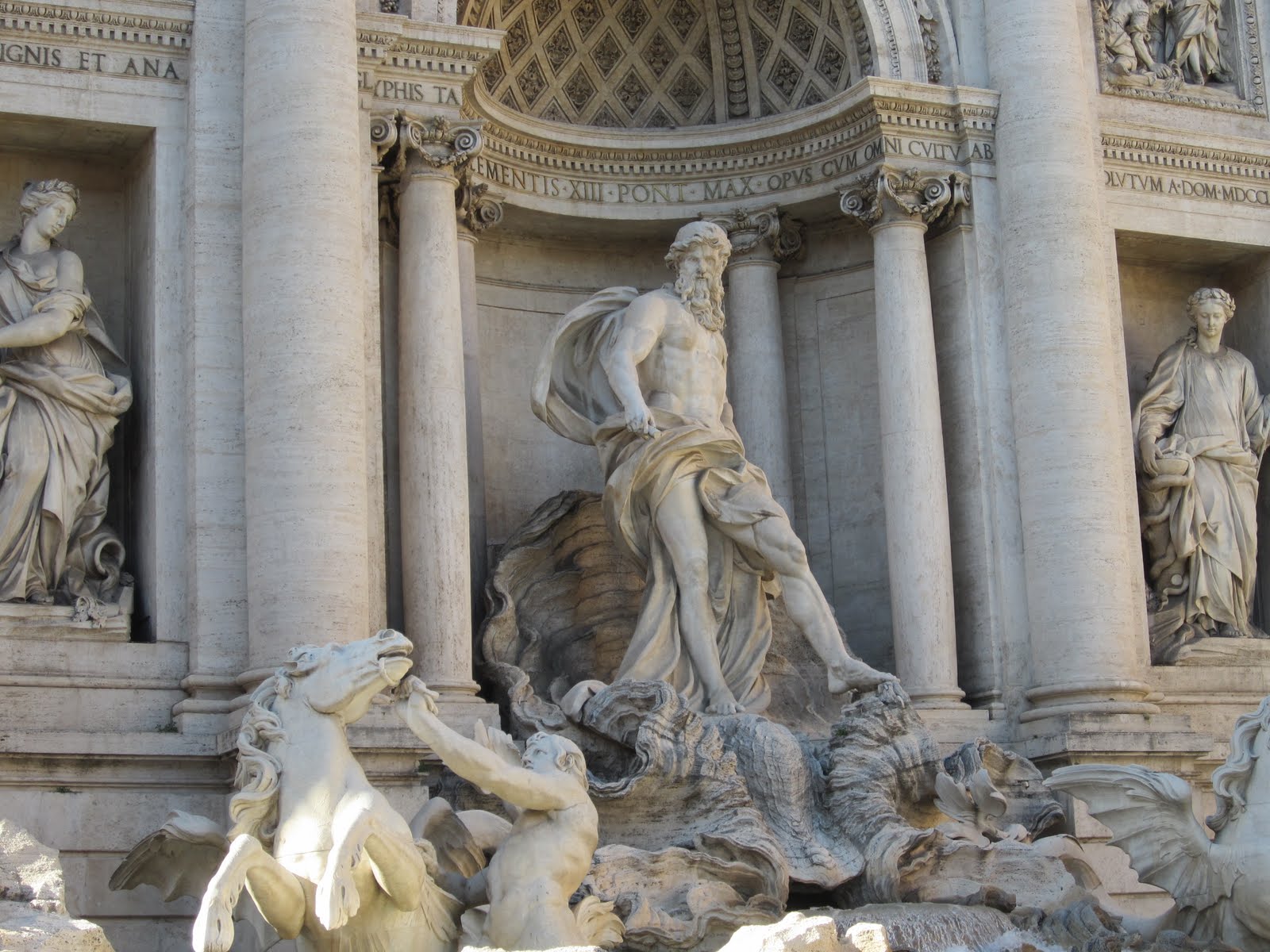 The Coliseum, Palatine Hill, Trevi Fountain, The Pantheon, House of ...
