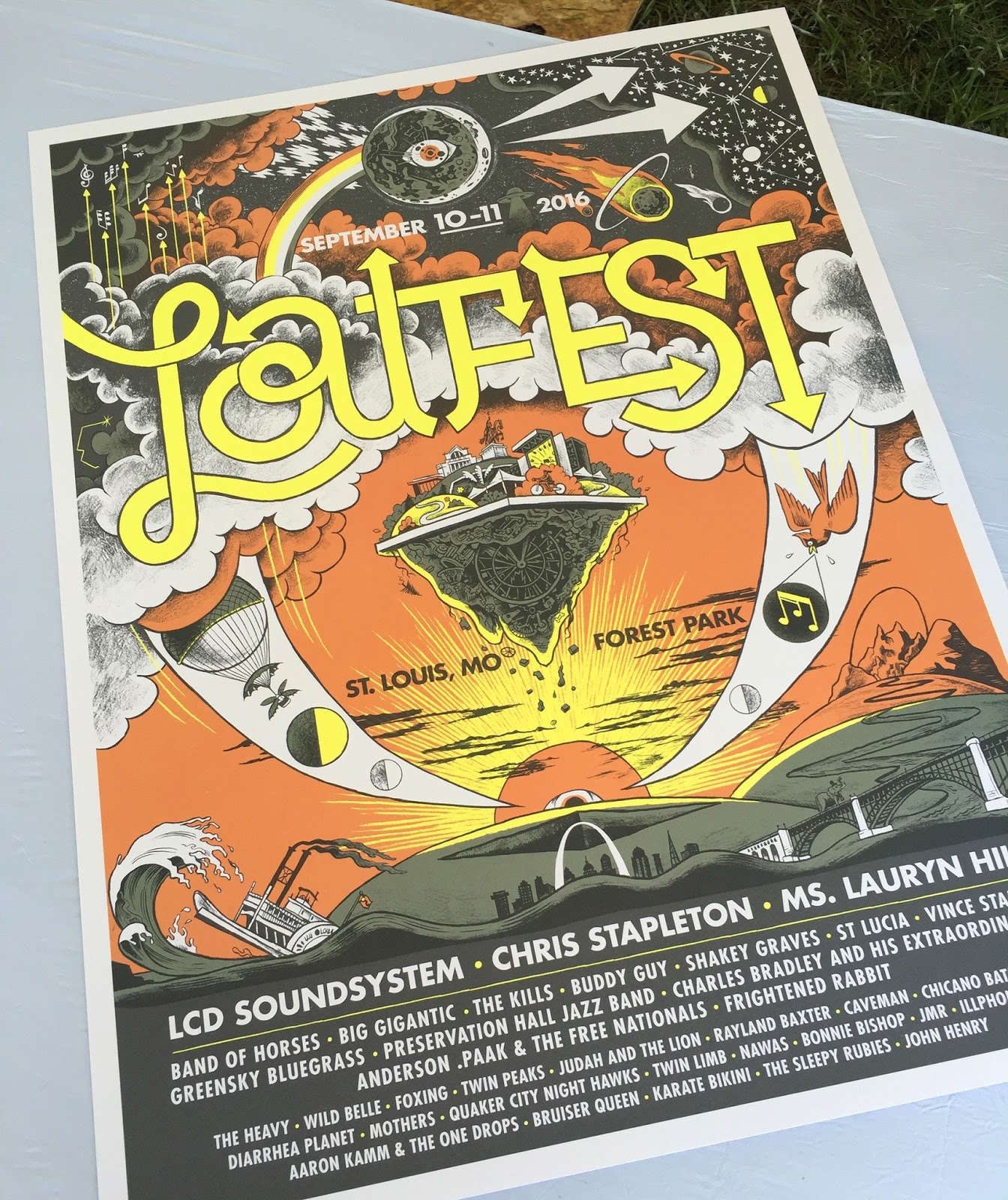 Zettwoch's Suitcase: LouFest 2016 Poster