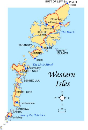 Map of Western Isles Province